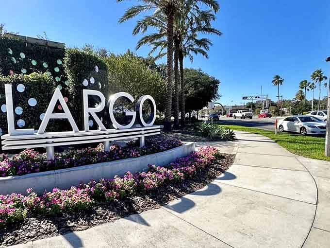 Bold letters spell out a warm welcome, surrounded by flowers that bloom as beautifully as your savings account will.
