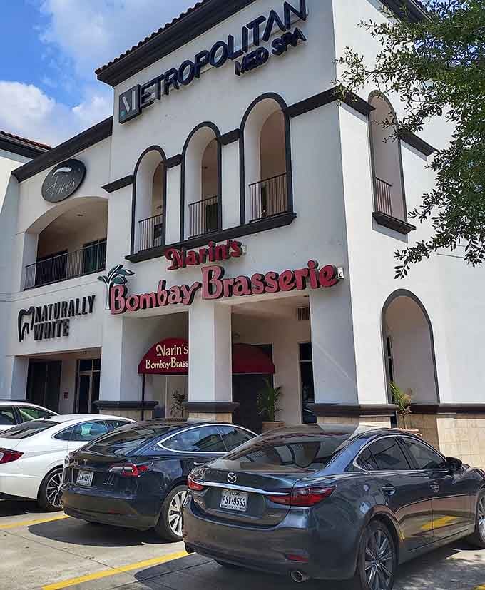 Nestled in a bustling shopping center, this culinary gem brings authentic Indian spices and warmth to hungry Houston diners daily.