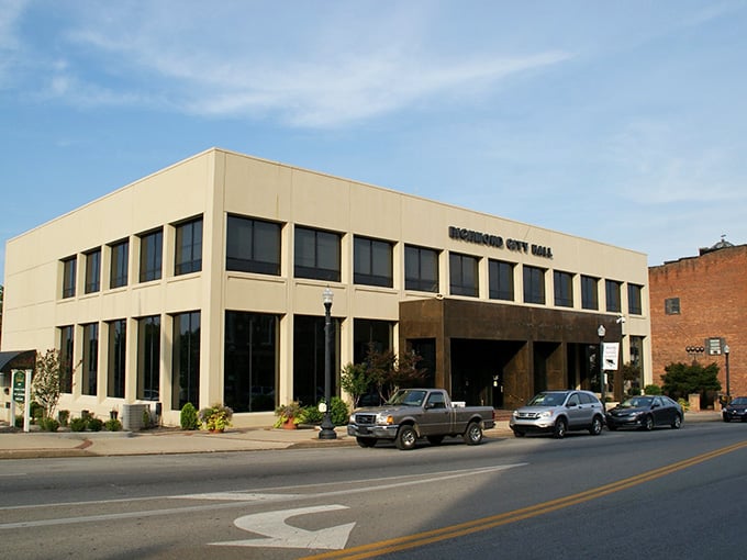 The modern city hall proves you can honor tradition while still keeping up with the times.