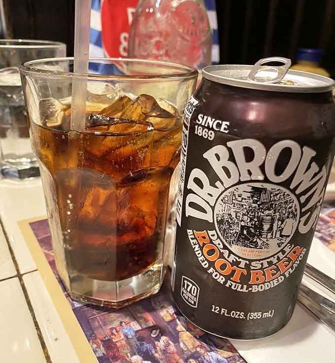 Dr. Brown's Root Beer: the official beverage of people who understand that some classics never need improving or updating.