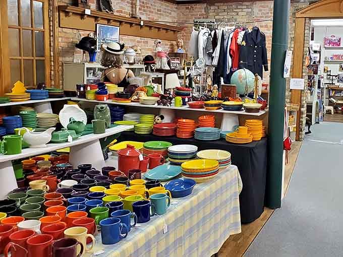 Fiestaware in every color creates a rainbow of possibilities for anyone who believes dishes should spark joy at breakfast.