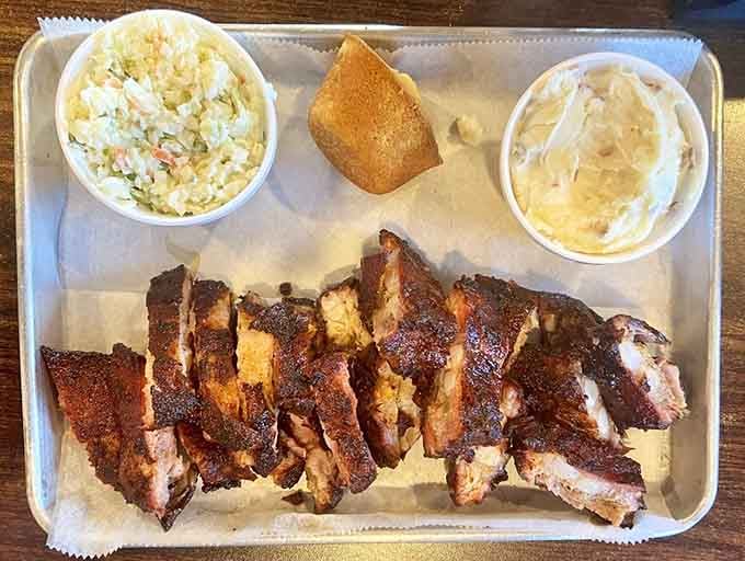 Rib tips with char and seasoning, the underrated cut that insiders know is where the flavor lives.