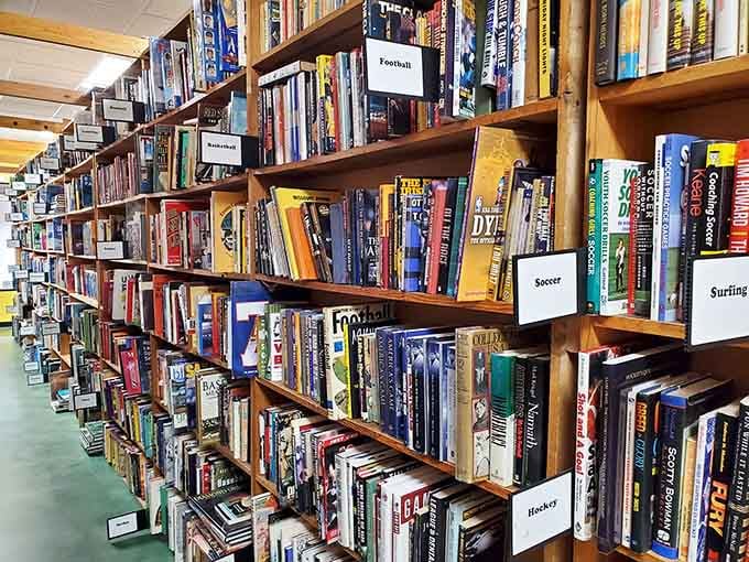Sports books for every fan, from football to surfing, because apparently people write about things other than eating too.