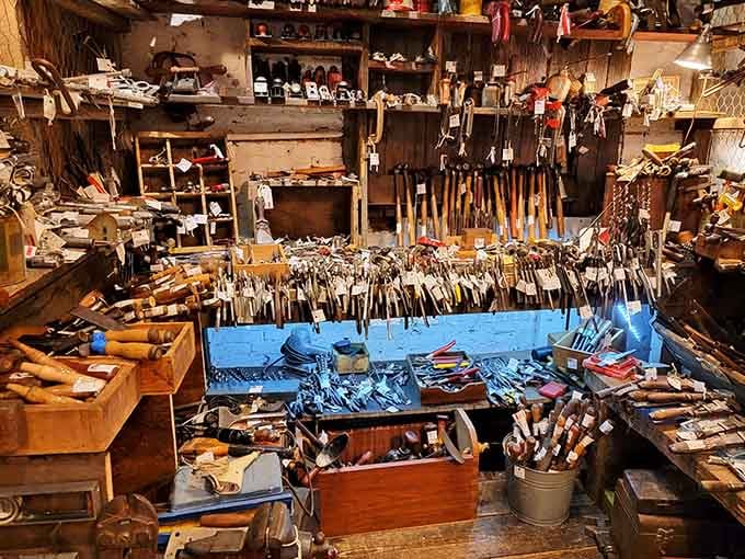 This collection of vintage woodworking tools would make any craftsman weep with joy. Real tools from when things were built to last.