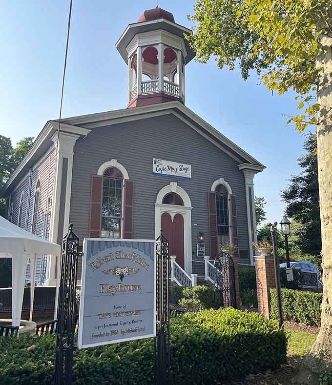 This charming converted church now houses the Cape May Stage, bringing professional theater productions to this picturesque Victorian seaside town.