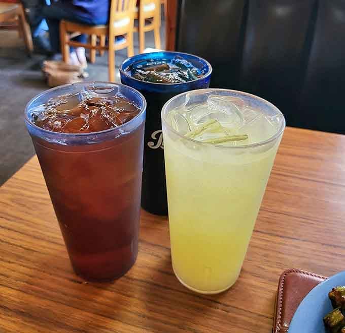 Sweet tea and lemonade, the official beverages of Southern hospitality and good decision-making since forever.