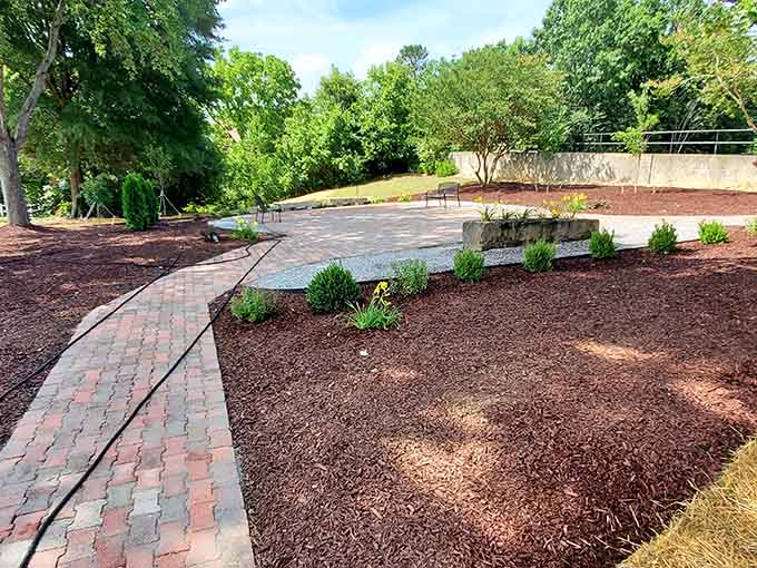 Stroup Memorial Park provides green space for contemplation, picnics, and escaping the noise of modern life.