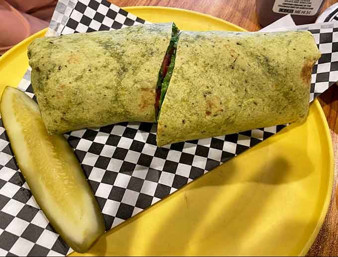 Behold the wrap that proves healthy eating doesn't have to mean sacrificing flavor or satisfaction.