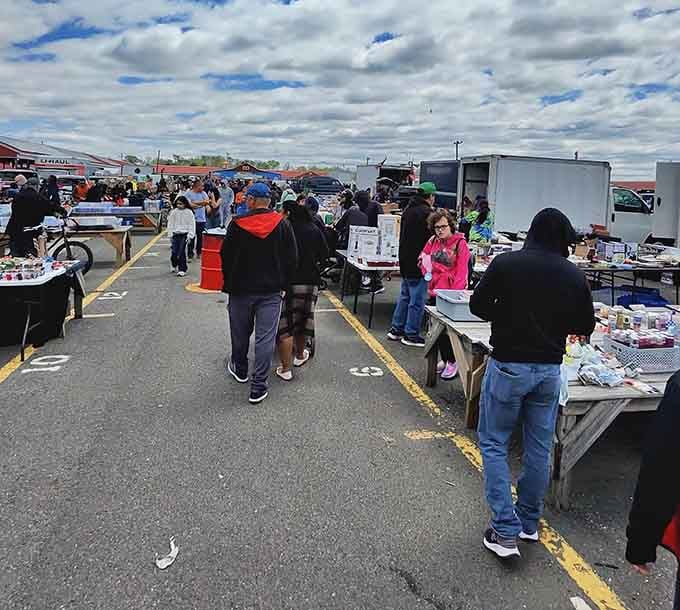 Outdoor vendors brave the elements to bring you deals, because the best finds aren't always under a roof.