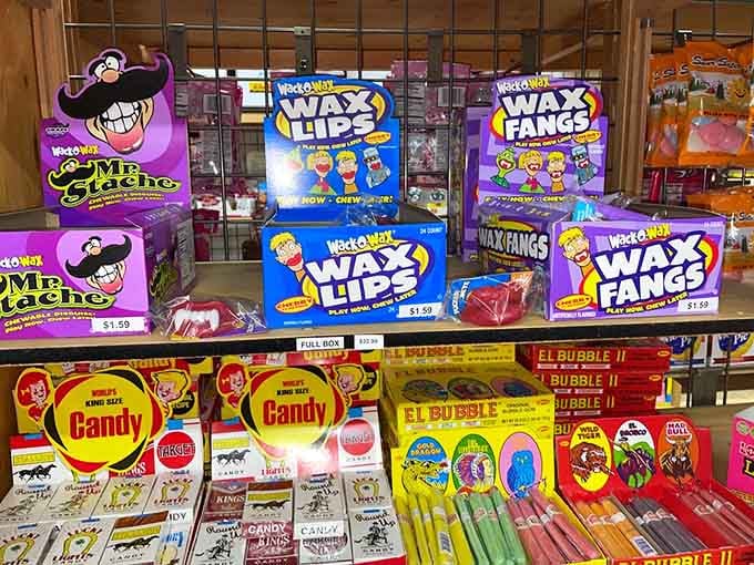 This aisle contains enough variety to trigger a full-blown existential crisis about what candy truly means to you.