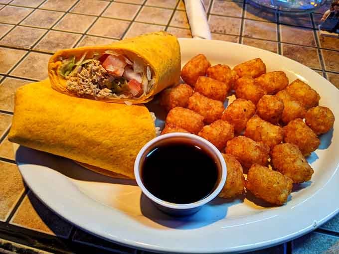 Fuel up with wraps and tots because saving the galaxy requires proper sustenance and carbs.