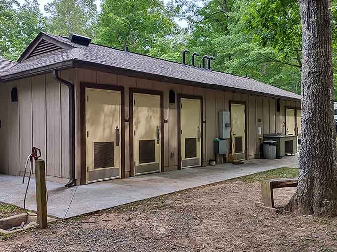Modern bathhouse facilities prove you can rough it without actually having to, you know, rough it too much.