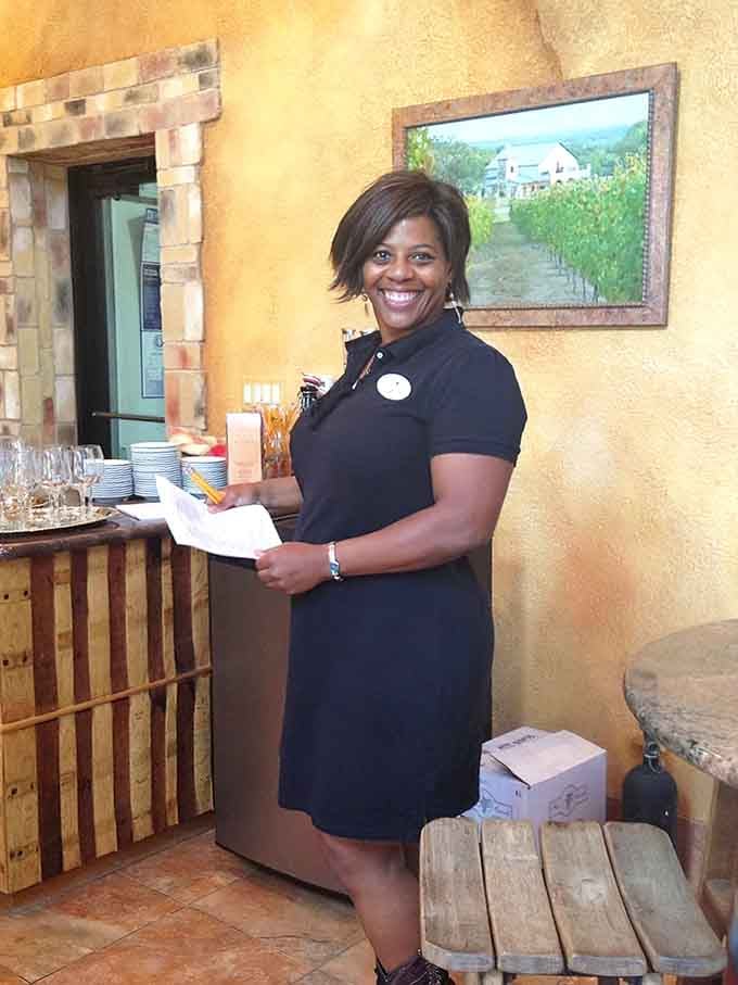 The friendly faces who'll guide you through your tasting experience with genuine Texas hospitality.