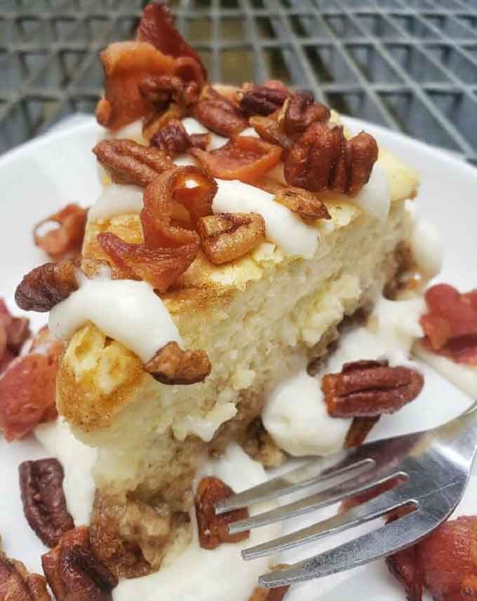 Bacon, pecans, and fluffy layers of sweet heaven&mdash;this cake understands that breakfast foods belong on every course.
