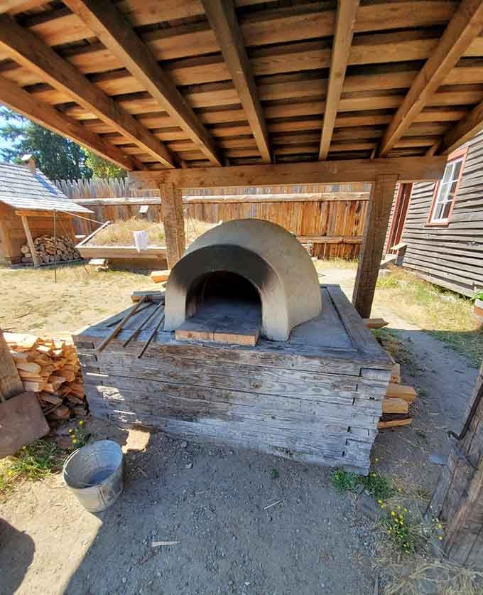 This clay oven baked bread before sourdough starters became everyone's pandemic hobby project obsession.