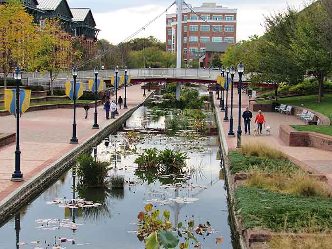 Carroll Creek Park transforms downtown Frederick into an urban oasis where walking becomes meditation with better scenery.