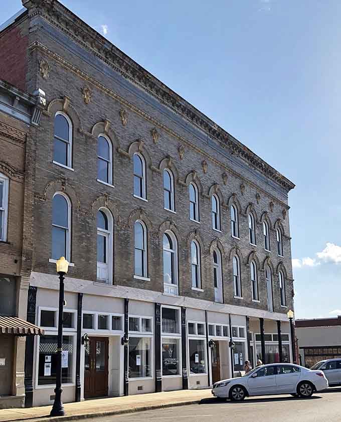 The Greensboro Opera House has that classic brick facade that whispers tales of performances past and community gatherings that actually meant something.