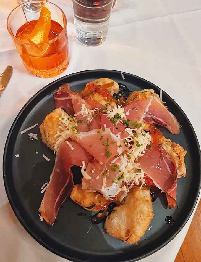 Kren und Speck combines prosciutto and horseradish cream in a starter that's both elegant and utterly delicious to devour.