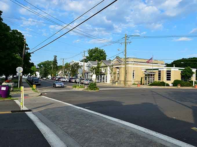 Wide streets and classic architecture create an inviting downtown where parking isn't a contact sport for once.