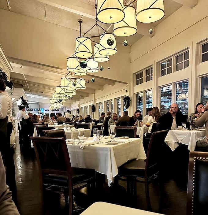 The dining room buzzes with happy diners who know they've found something truly special here.