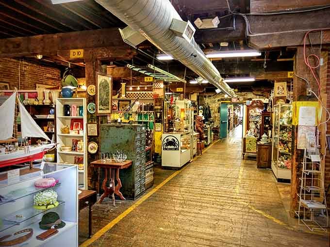 Seneca Cannery Antiques transforms treasure hunting into an art form across multiple floors of discoveries.