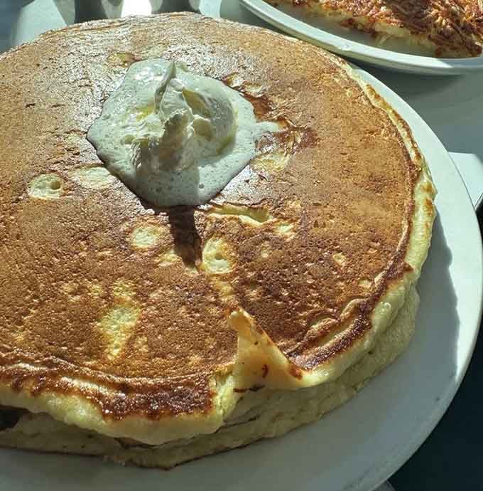Pancakes this fluffy could probably be used as pillows, though eating them is a much better idea.