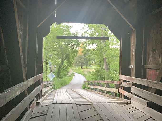 The light at the end of the tunnel never looked so inviting, especially when it leads to more Brown County beauty.
