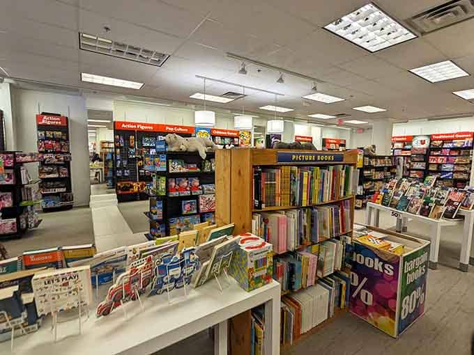 A bookstore inside an outlet mall proves that retail therapy comes in many forms, including the literary kind.