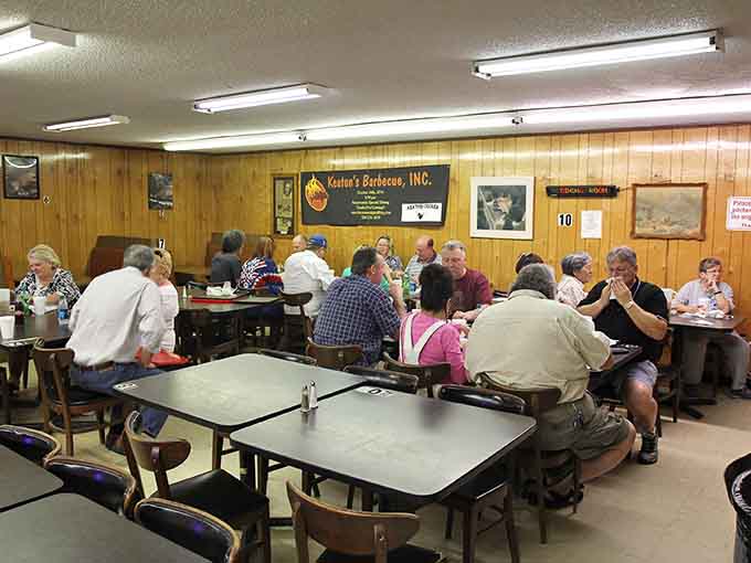A dining room full of happy customers who know that the best meals come from the most authentic places.