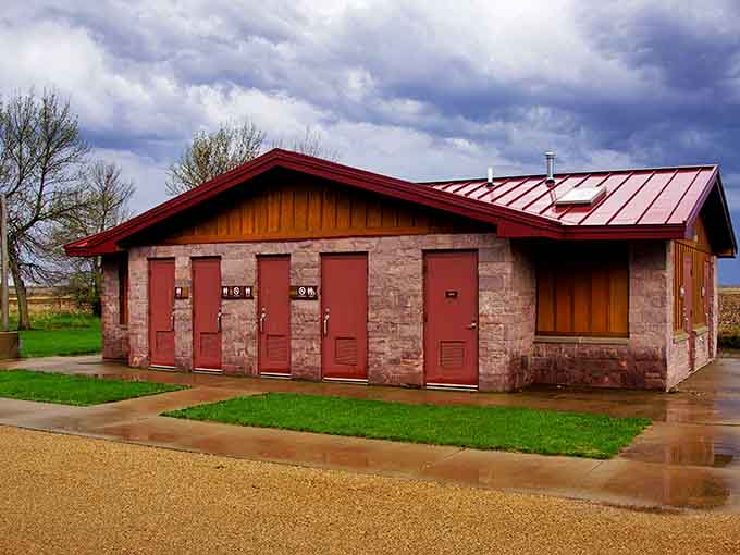 Clean facilities with that distinctive state park charm, because even nature lovers appreciate good plumbing and organization.