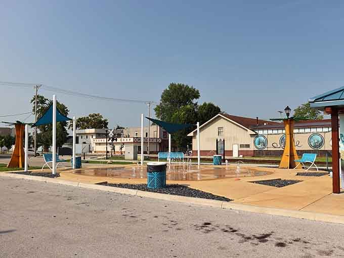 Summer splash pads provide relief when Indiana humidity makes you question all your life choices.
