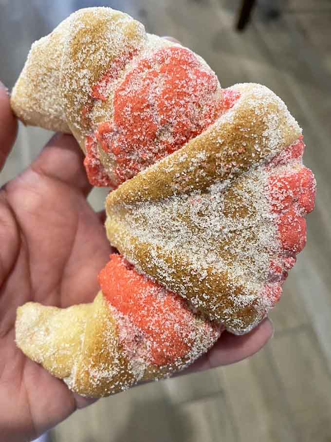 Fresh pan dulce in all its glory, making every other breakfast option suddenly seem inadequate and boring.