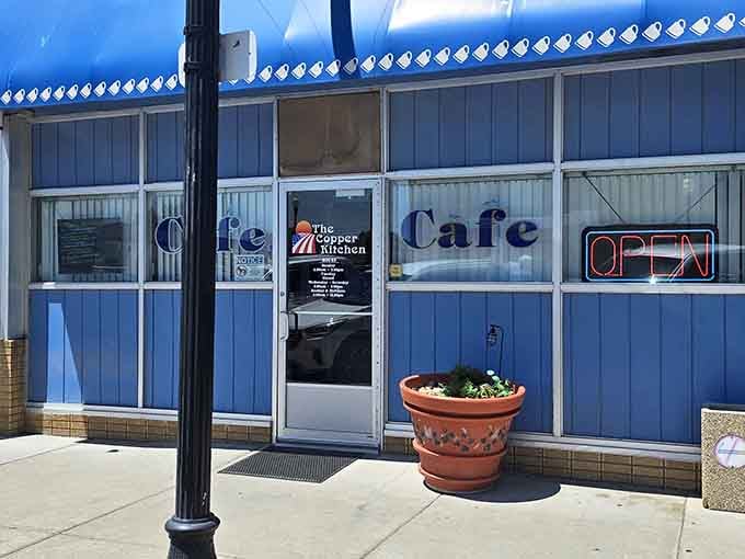 Local cafes serving breakfast that actually fills you up, no artisanal price gouging or tiny portions required.