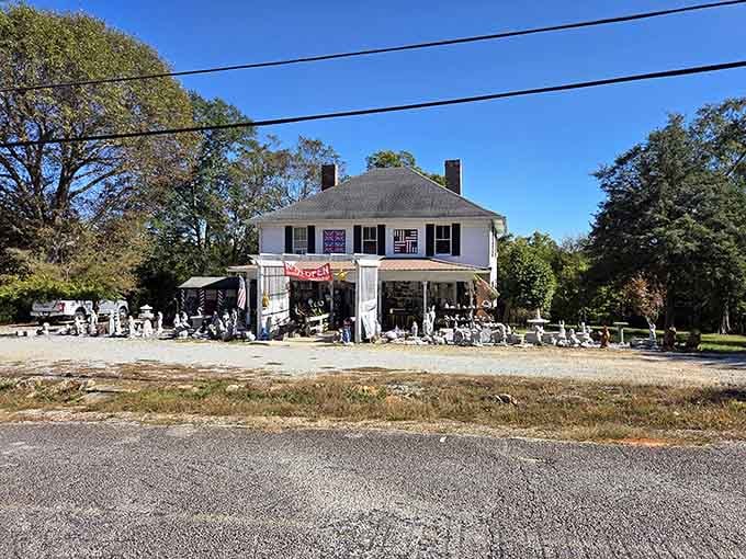 Equitiques combines horses and antiques, because apparently Landrum decided one obsession per building wasn't quite enough.