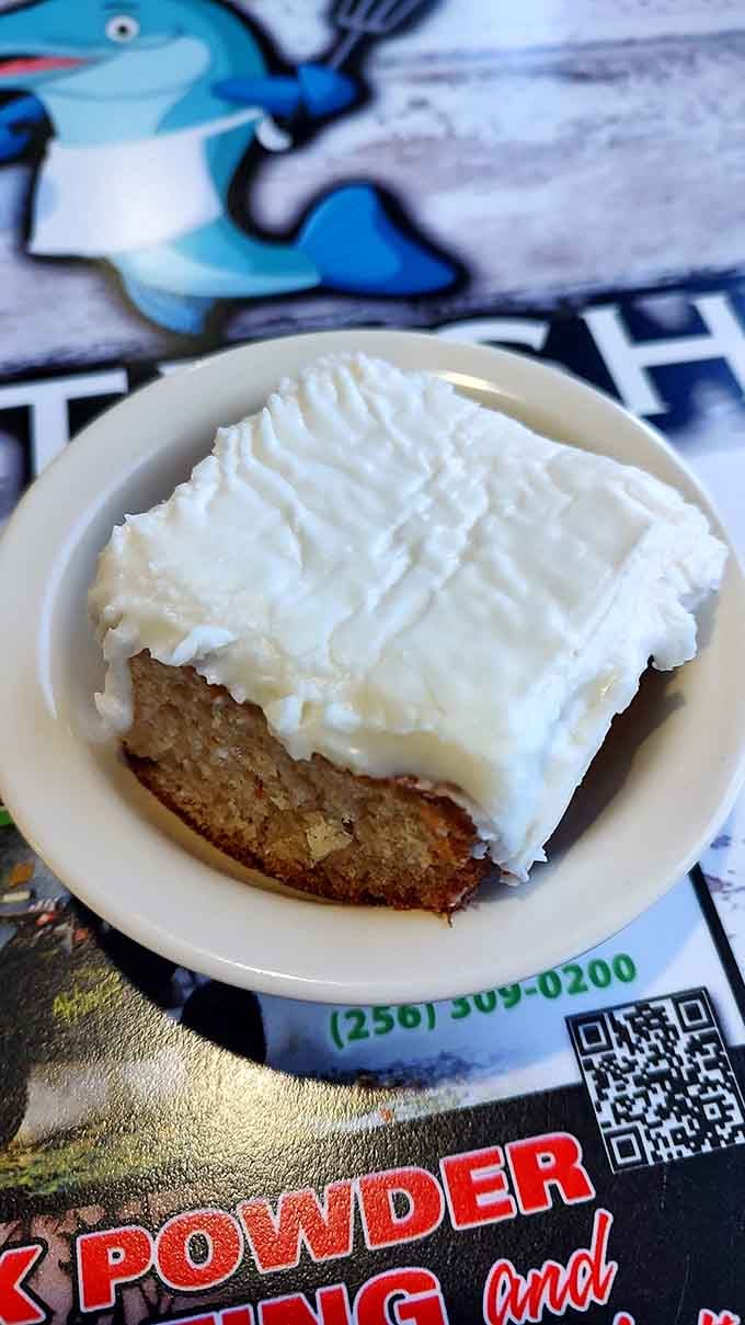 That frosting-to-cake ratio is absolutely perfect, the kind of dessert that makes you forget about counting calories entirely.