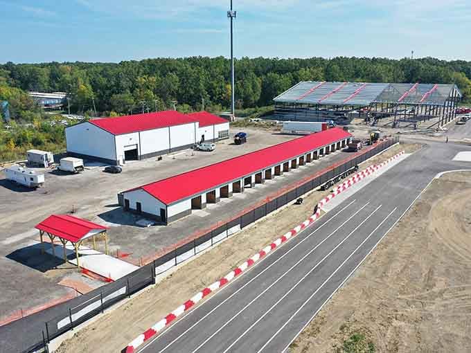 Racing enthusiasts find their thrills at the local kartplex, where speed meets affordability in classic Lorain fashion.
