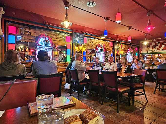 The dining room buzzes with happy pasta eaters who all look like they've discovered Minnesota's best-kept delicious secret together.