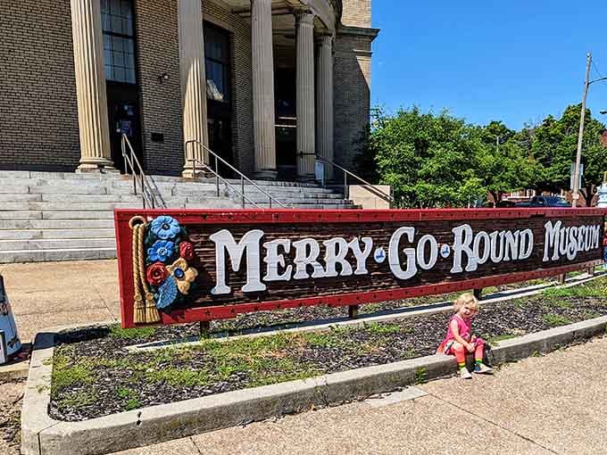 The sign says it all: prepare to rediscover joy you forgot you'd lost somewhere between childhood and adulthood.