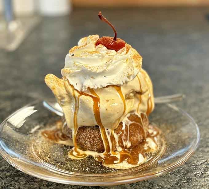 Ice cream sandwiched between fresh donuts proves that sometimes crazy ideas are actually pure genius in disguise.