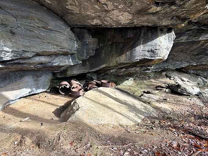 Ancient rock shelters remind you that people have been seeking nature's refuge for thousands of years.