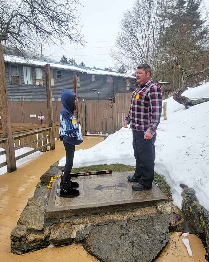 The Old Cider Mill platform demonstrates that standing still has never been quite this difficult or entertaining for spectators watching.