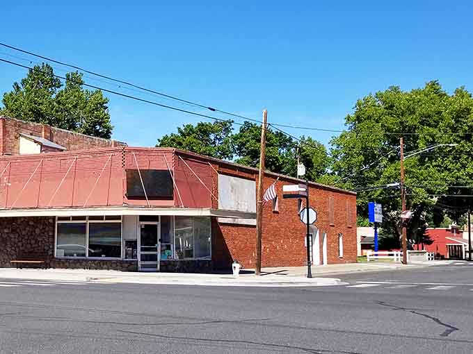 Historic brick buildings line the streets, each one holding decades of stories and small-town memories.