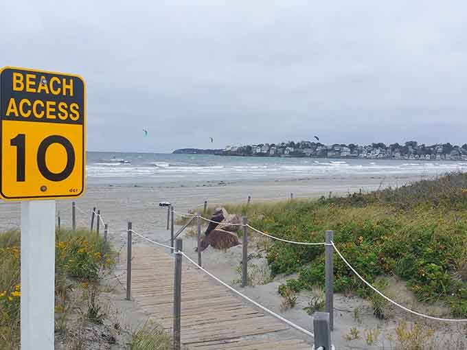 Beach Access 10 sounds official, but really it's just your gateway to sandy toes and salty air.