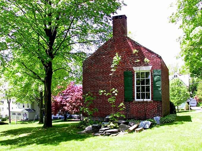 The Historical Society's brick building holds centuries of stories in a package smaller than most storage units.