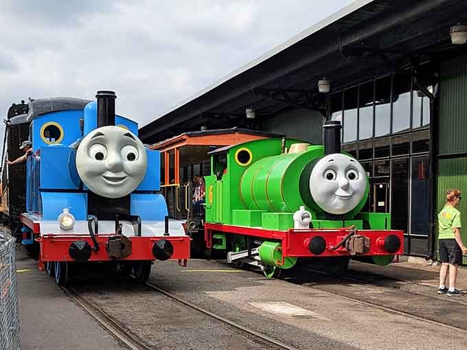 Thomas and Percy showed up for work, ready to make every kid's railway dreams come absolutely, wonderfully true.