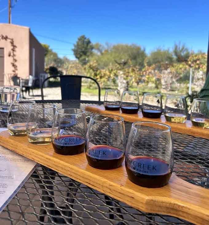 A proper wine flight lets you taste your way through the menu like a choose-your-own-adventure book for adults.