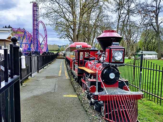 All aboard the miniature train for a leisurely tour that's surprisingly delightful at any age.