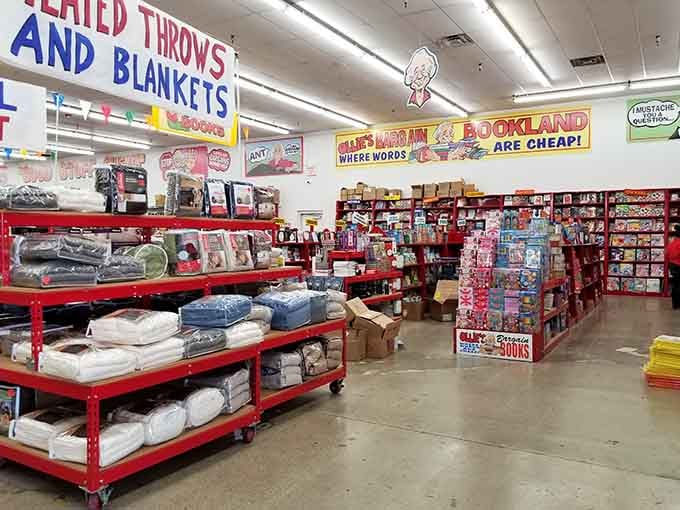 Bedding and blankets stack high, ready to upgrade your sleep situation without causing financial nightmares instead.
