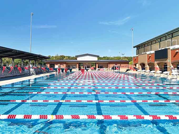 Competition-ready lanes that make you feel like an Olympic swimmer, even if you're just doing laps.