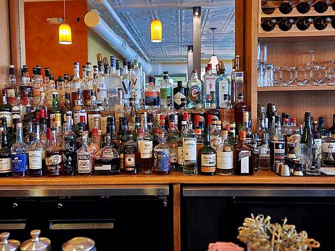 That bar lineup would make even your pickiest friend find something to love while waiting for a table.